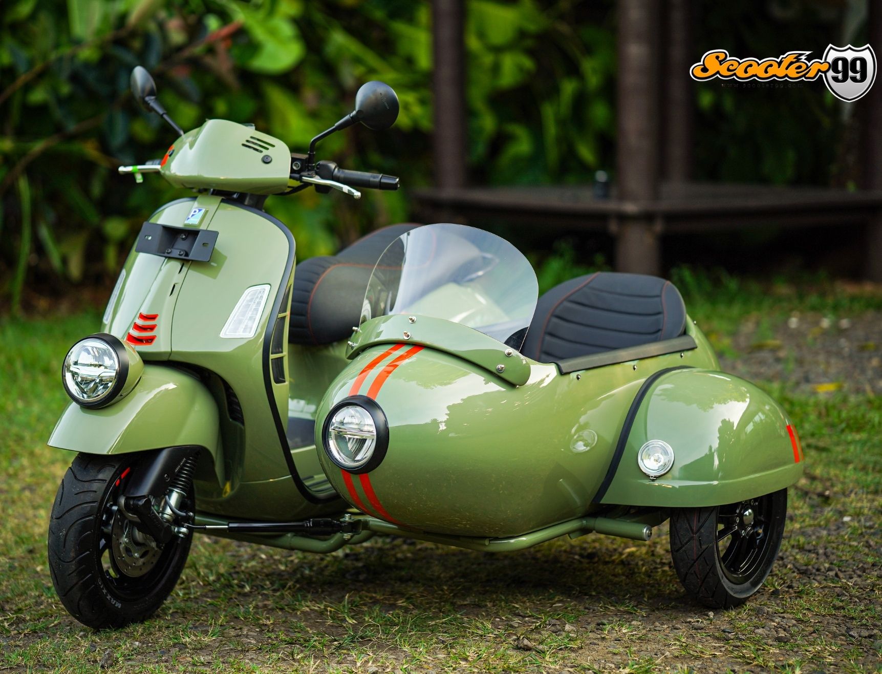 Custom Sidecar Design – Vespa & Royal Enfield | Scooter99