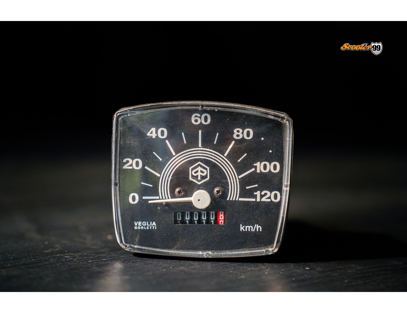 Veglia Borletti Square Speedometer for Vespa (0–80 & 0–120 km/h ...
