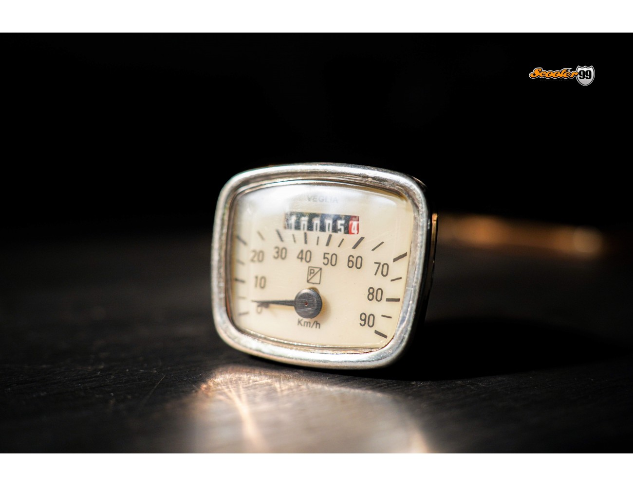 Veglia Speedometer – Classic Vespa Retro Style (0–90 Km/h)