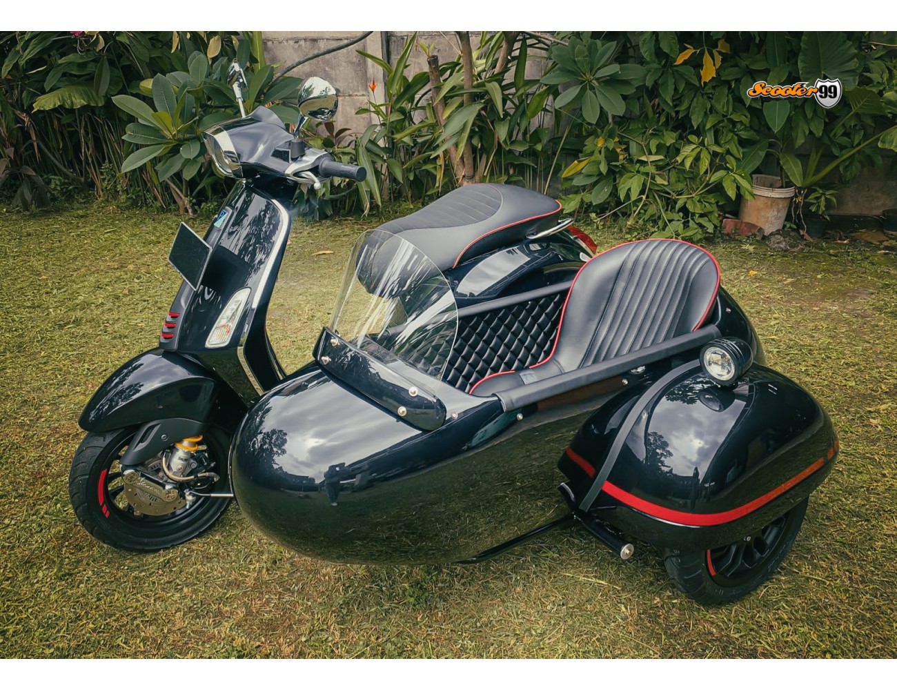 Sidecar Kit – Black Sport Touring Edition | Handcrafted Fiberglass ...