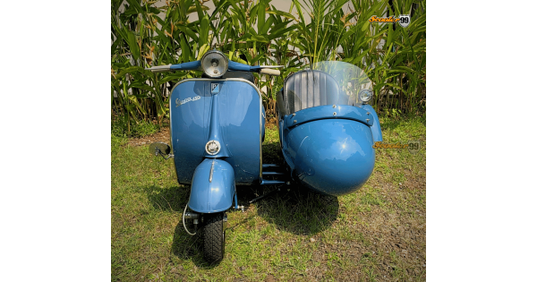 Sidecar Classic Bubble Blue Edition | Vintage Vespa Bubble Sidecar by ...