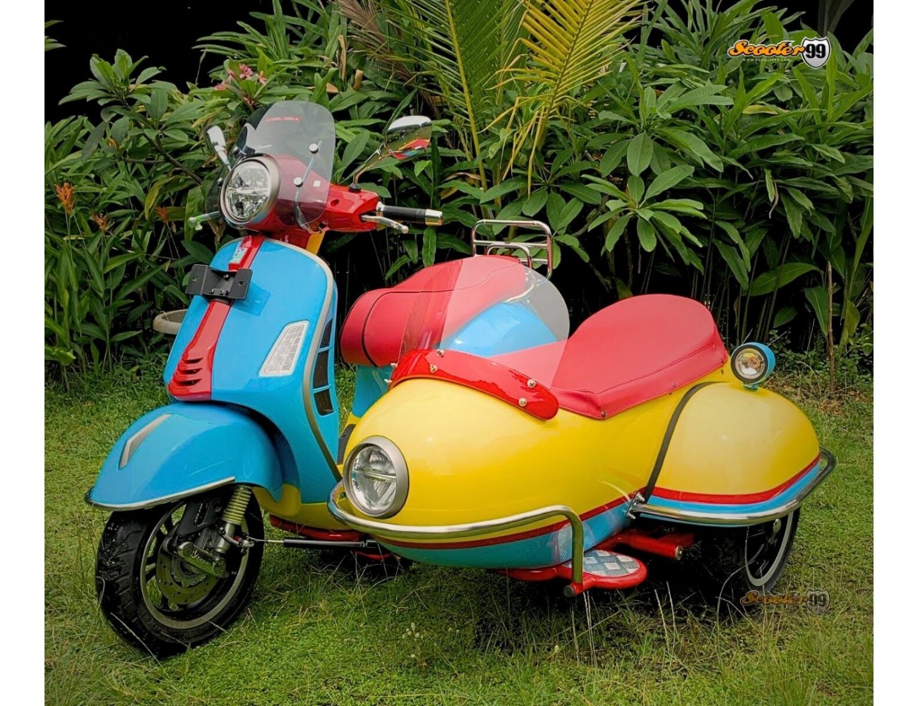 Vespa Sidecar Kit – Bubble Classic Pop Edition by Scooter99