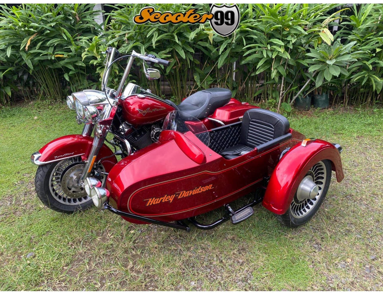 Sidecar Kit for Harley Davidson Red Touring Classic Edition | Scooter99