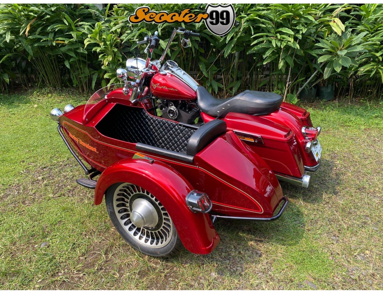 Sidecar Kit for Harley Davidson Red Touring Classic Edition | Scooter99