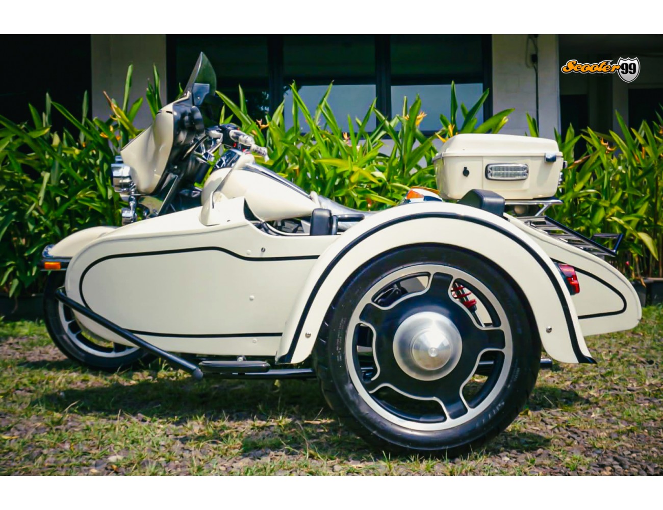 Harley Sidecar Kit – White Touring Edition | Scooter99