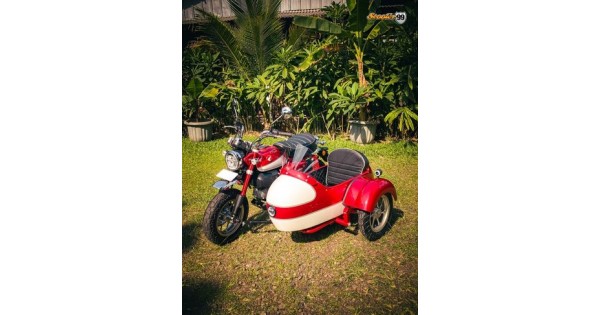 Sidecar Kit for Honda Monkey – Red & White Dax Edition | Scooter99