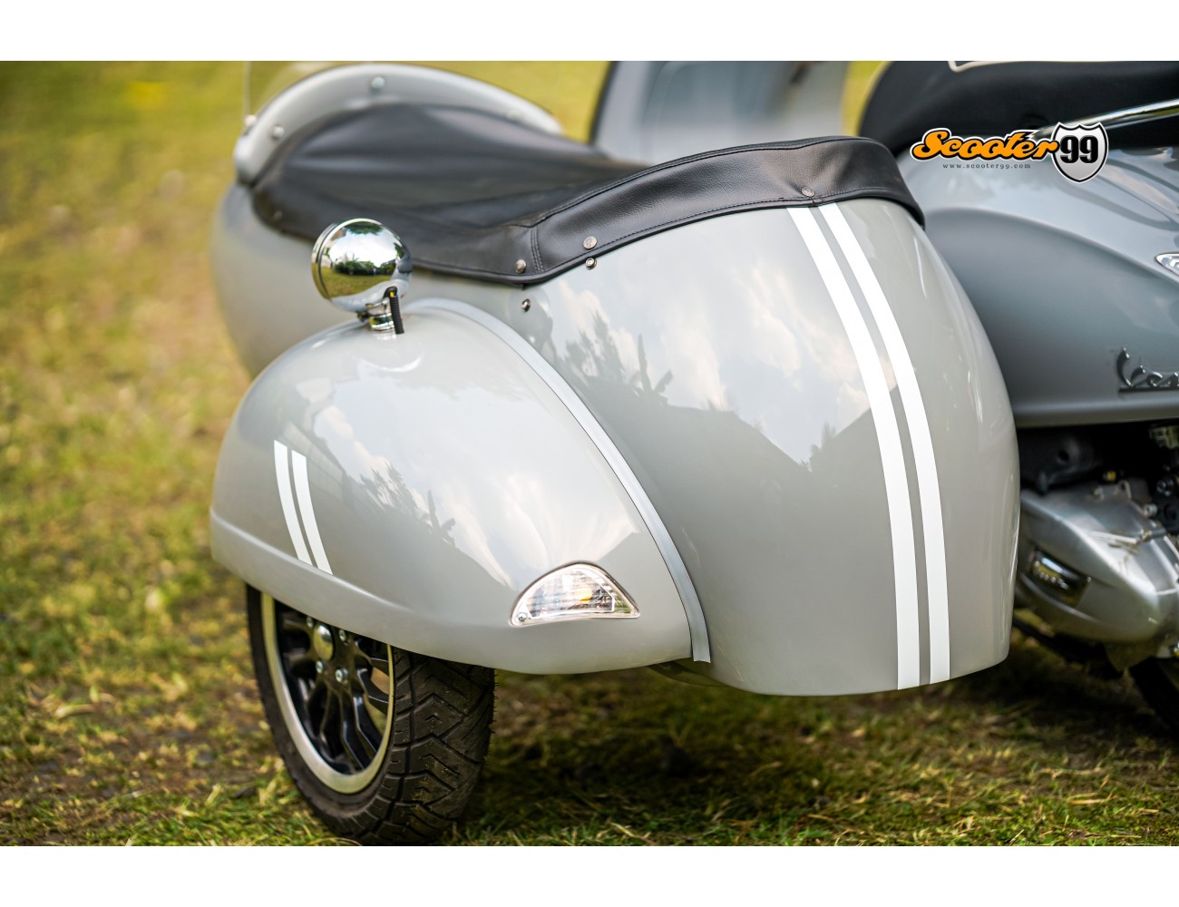 Sidecar Kit for Vespa Sprint | Custom Sidecar by Scooter99