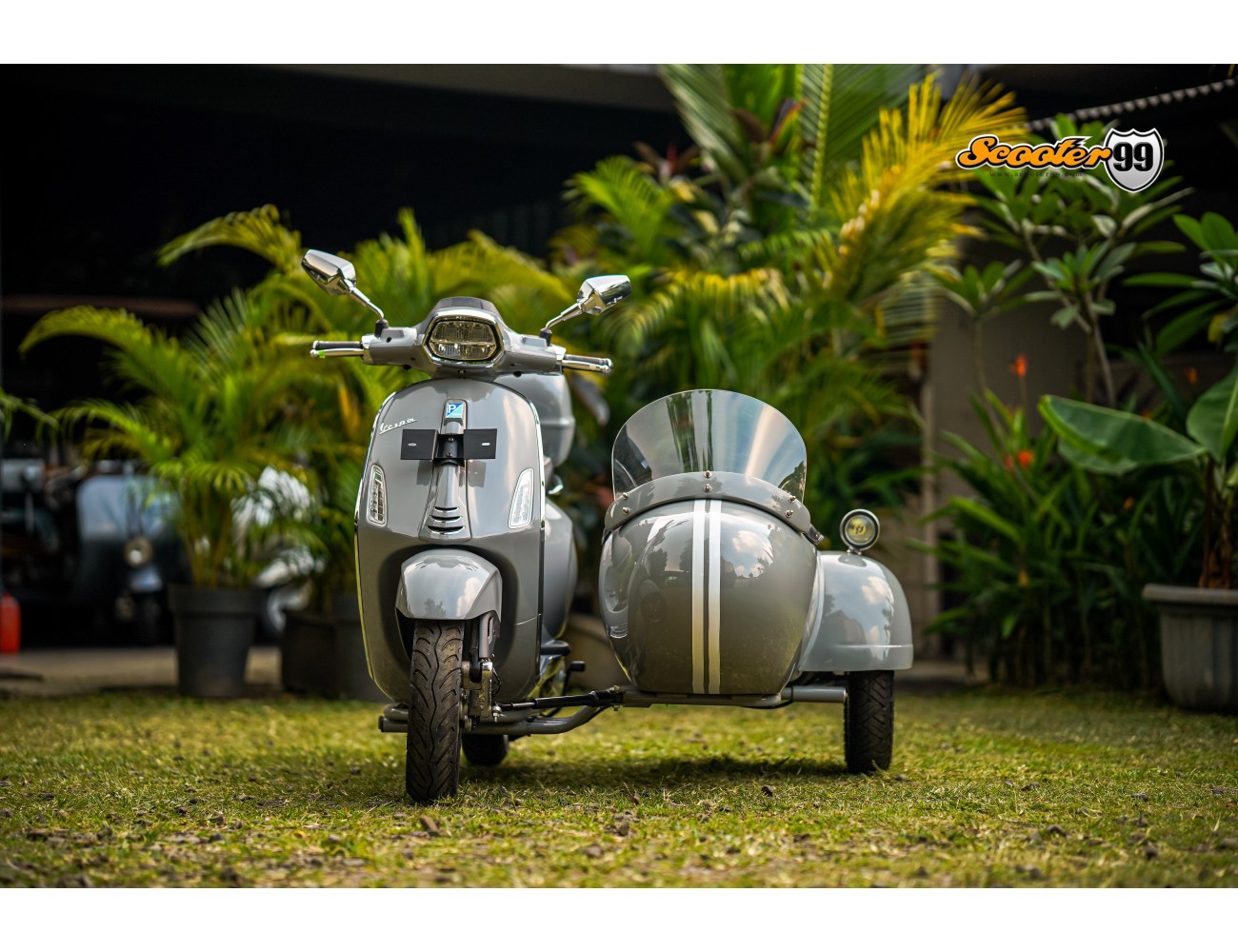 Sidecar Kit for Vespa Sprint | Custom Sidecar by Scooter99